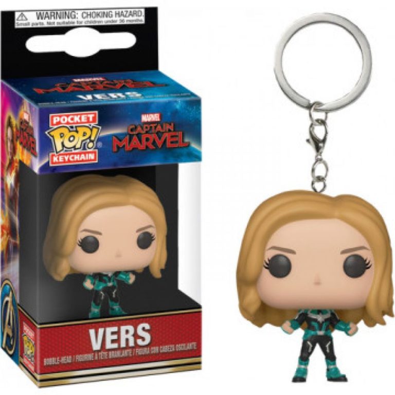 Porte-clés POP - MARVEL - Vers - Captain Marvel - Au Comptoir des Sorciers